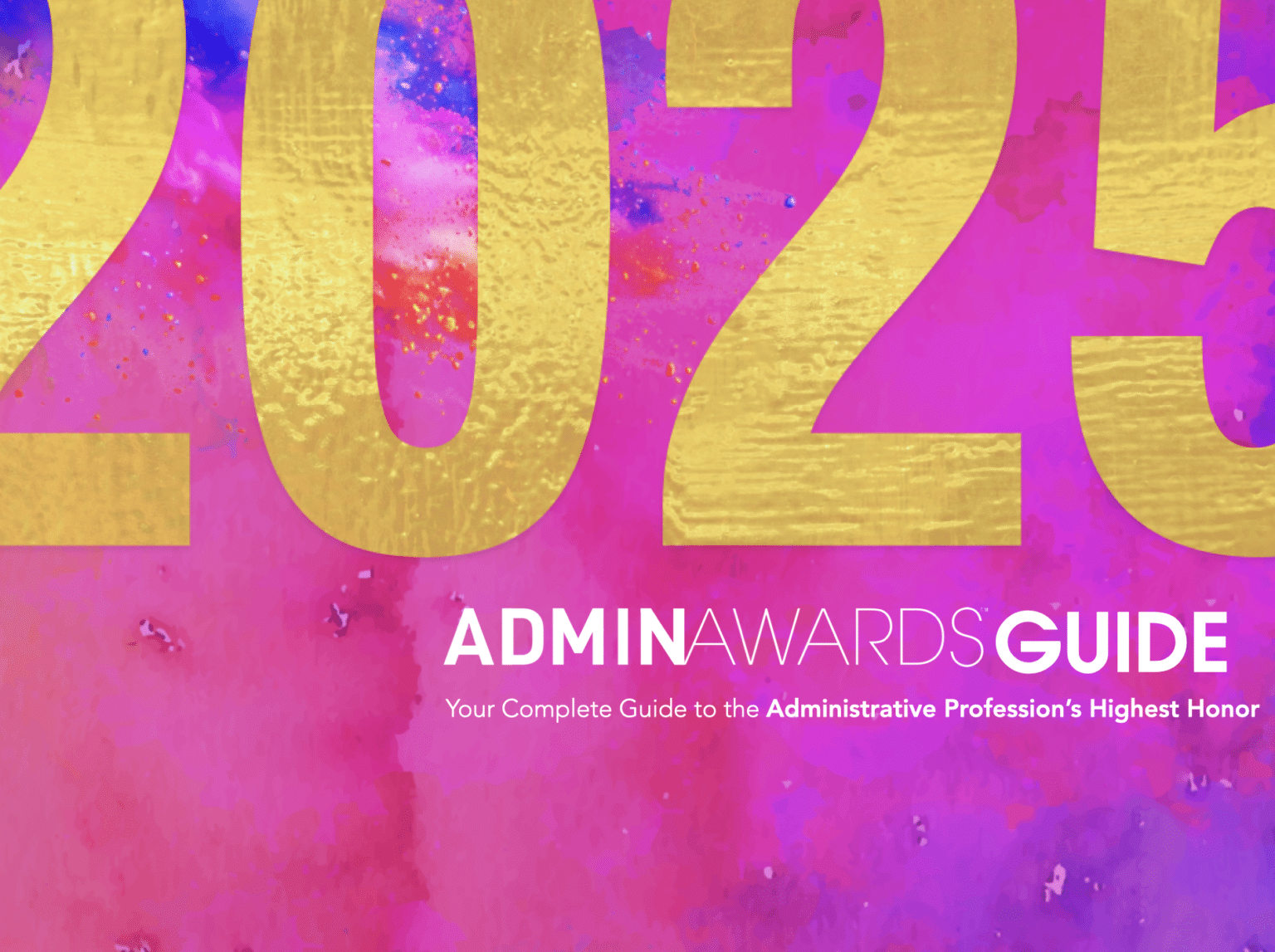 How the Admin Awards Works
